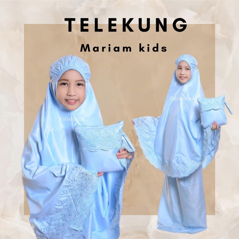 ⭐SALESS!! TELEKUNG SULAM KIDS 10-13 TAHUN , TELEKUNG BUDAK SET BEG ...