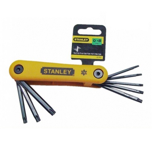 STANLEY 8Pcs Folding Torx Hex Key Set, P/N: 69-263 [100% ORIGINAL ...