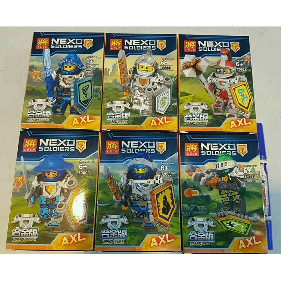 Set of 6 NEXO Soldiers assembly boxes | Shopee Malaysia