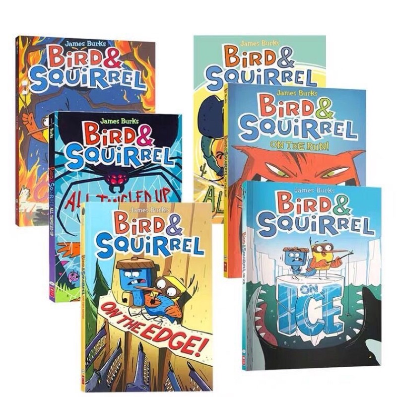 (6Books full color comic) Bird & Squirrel on the Run | Shopee Malaysia