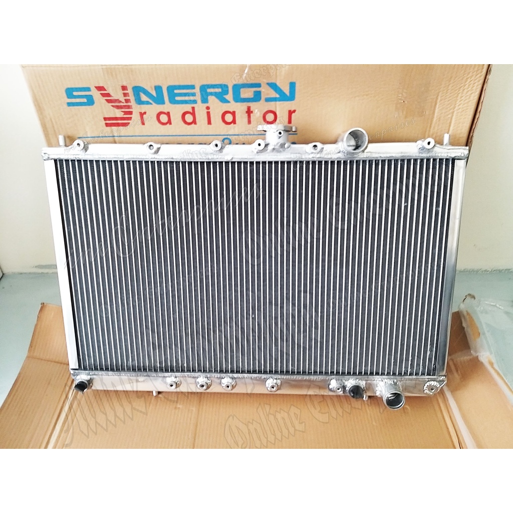 SYNERGY aluminum alloy Radiator PROTON WIRA 1.6 1.8 4G91 92 93 MIVEC ...