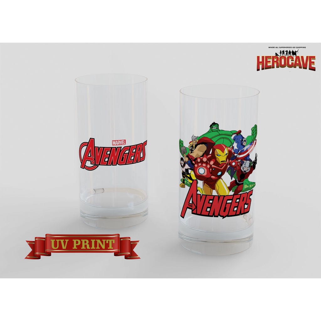 Cartoon Glass Cup / MARVEL Glass / Aesthetic Glass Cup / Milk Glass ...