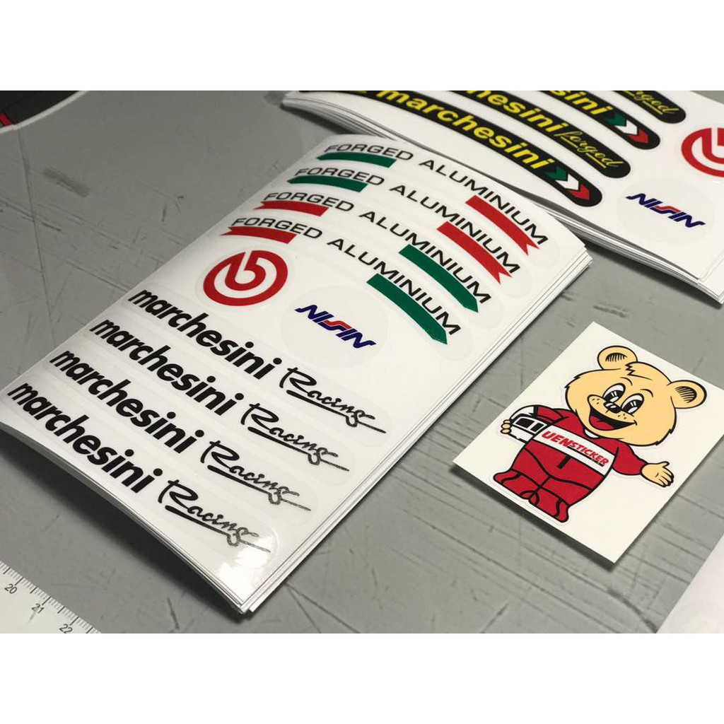 RIM STICKER MOTORCYCLE MARCHESINI RACING | Shopee Malaysia