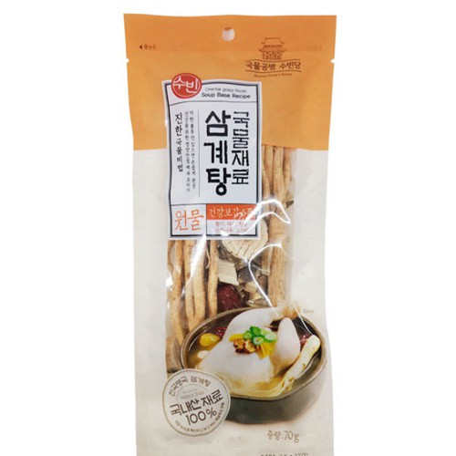Korea Soopin Oriental Grass Roots Ginseng Soup Base Recipe Herbal ...