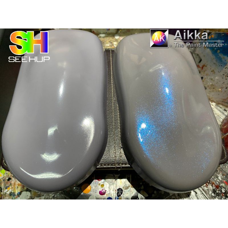AIKKA PAINT NADO GREY + BLUE CRYSTAL | Shopee Malaysia