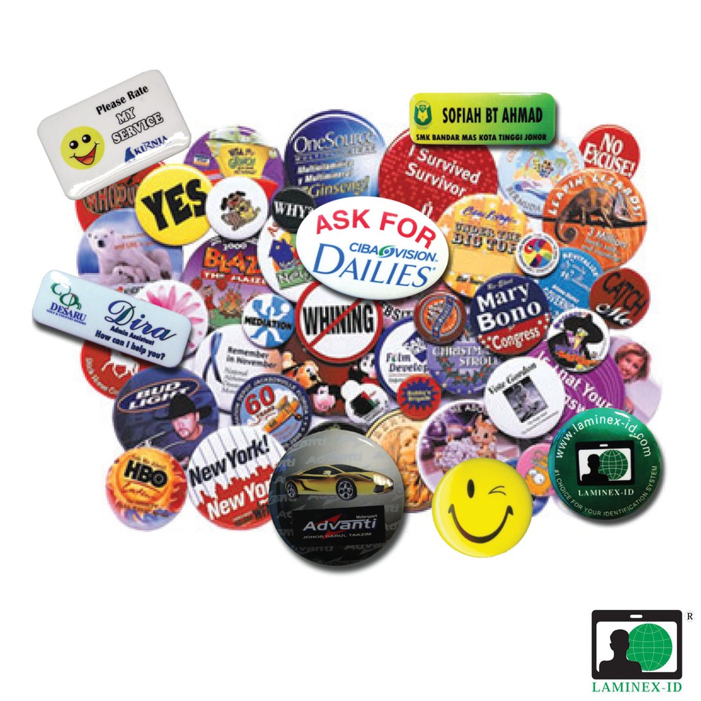 CUSTOMISED BUTTON BADGE PRINTING | Shopee Malaysia