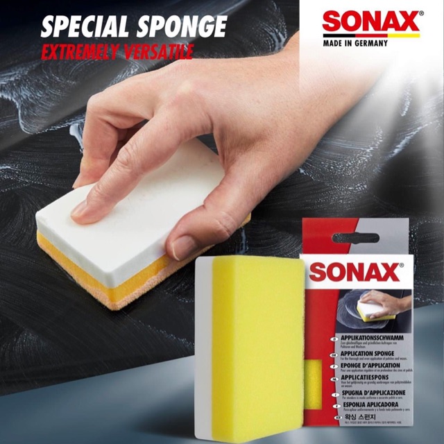 SONAX Application Sponge (For Wax or Polish) | Shopee Malaysia