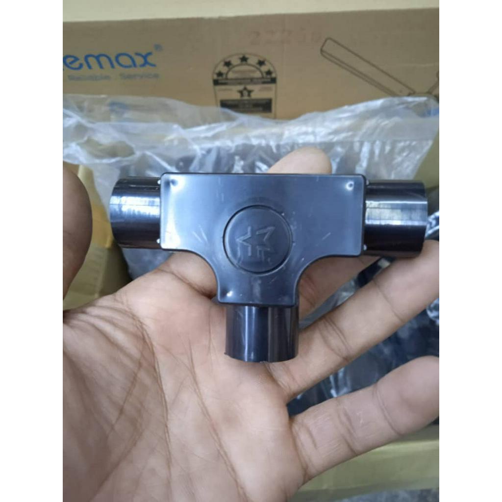 PVC| Black 20mm/25mm PVC Electrical Conduit Fitting Accessories & PVC ...