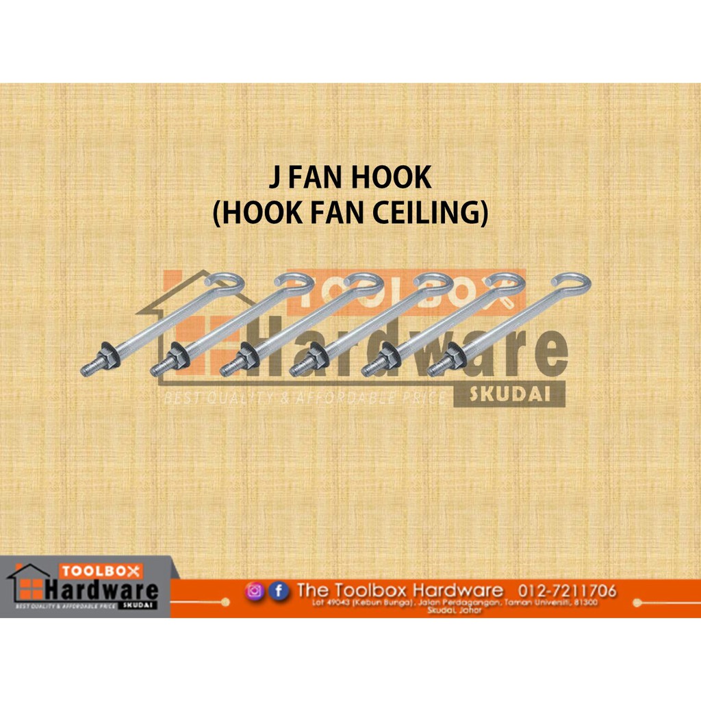 J FAN HOOK (HOOK FAN CEILING) | Shopee Malaysia