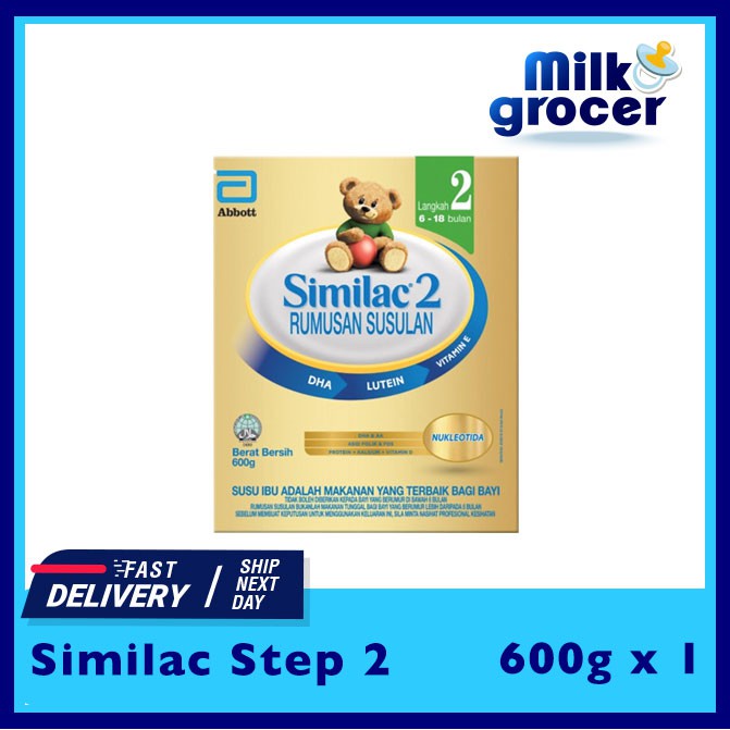 Similac Step 2 600g x 1 (8/2022) | Shopee Malaysia