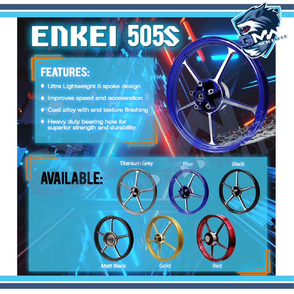 SPORTRIM ENKEI CUTTING FG505 505S 505 PNP Y15ZR Y16ZR LC135 Y125Z EX5 ...