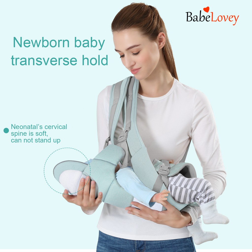 Baby Carrier Infant Comfortable Breathable Multifunctional Sling ...