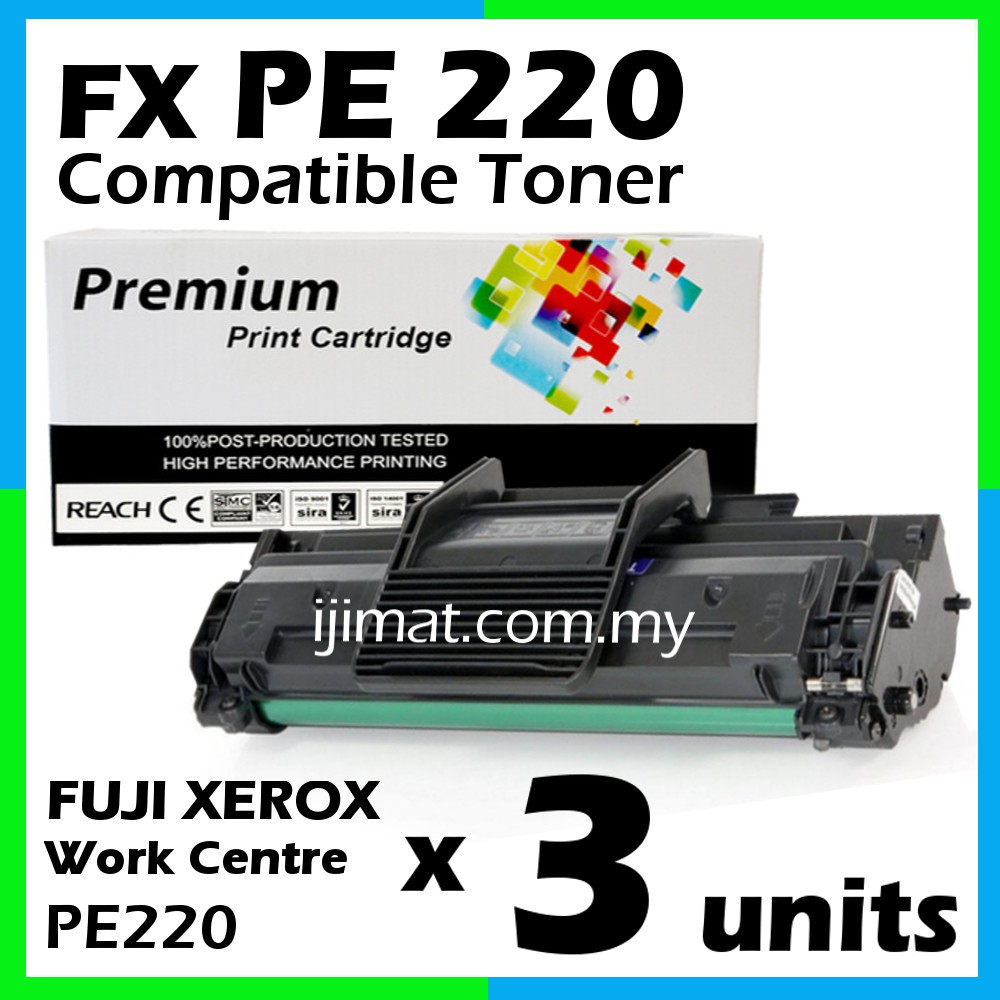 3x Compatible Laser Toner For Fuji Xerox P E220 FUJIXEROX WorkCentre PE ...