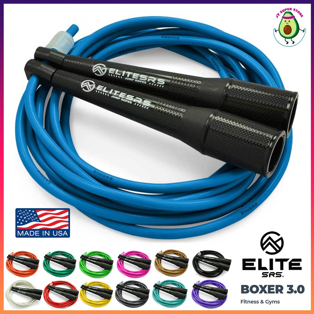 ELITE SRS 5mm Boxer Rope 3.0 - Jump Rope - Speed Rope -Lompat Tali ...