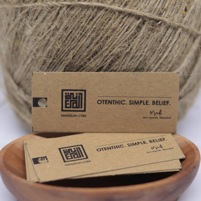 Hang tag Custom PREMIUM - Clothes label - hijab label - label Delivery ...