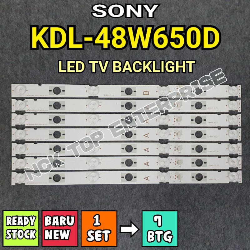 SONY KDL-48W650D TV LED BACKLIGHT BARU / READY STOCK KDL48W650D ...