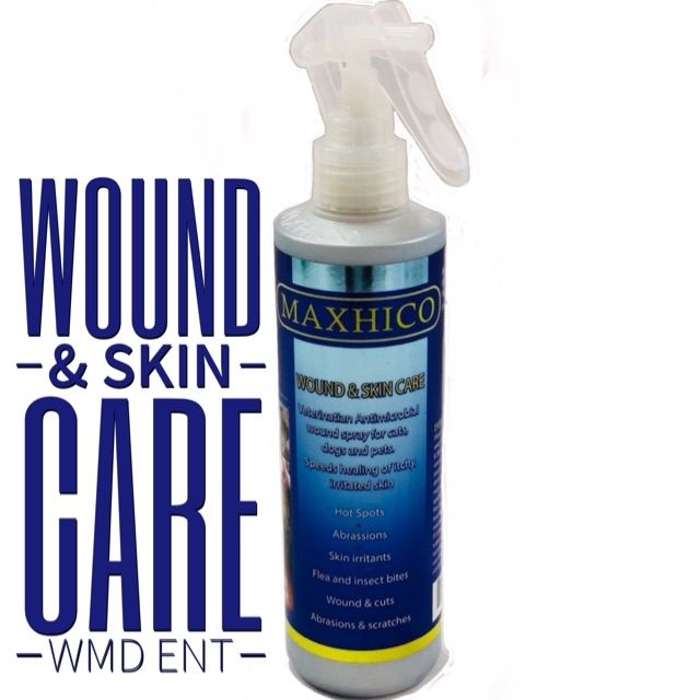 300ml MAXHICO Wound and Skin Care ubat luka kucing ubat kurap fungus ...