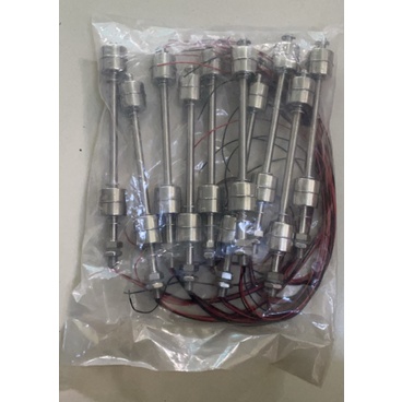 Double electric float, float switch, 200mm stainless steel water level ...