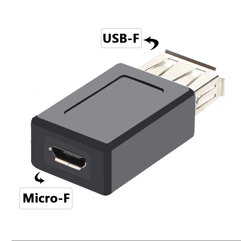 USB2.0 Male To Female micro usb mini 5p Trapezoidal Port Adapter ...
