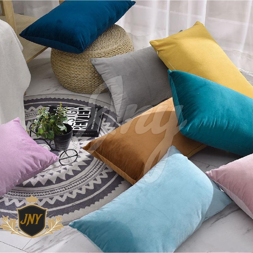 Ready Stock!!!♥Hot♥ velvet sofa pillowcase sofa cushion cover baldu ...