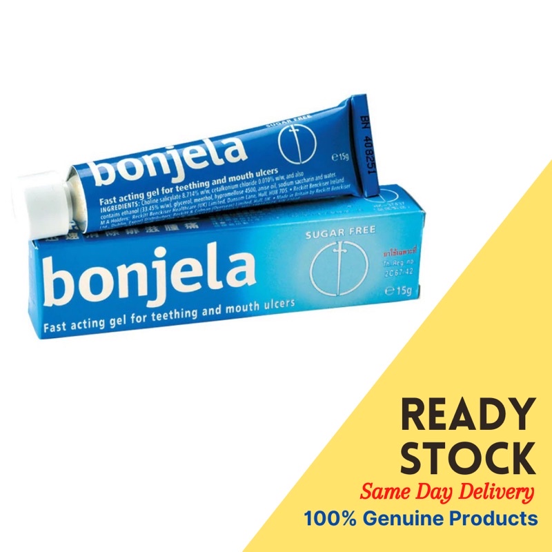 BONJELA FAST ACTING GEL FOR TEETHING AND MOUTH ULCERS 15G [READY STOCK ...