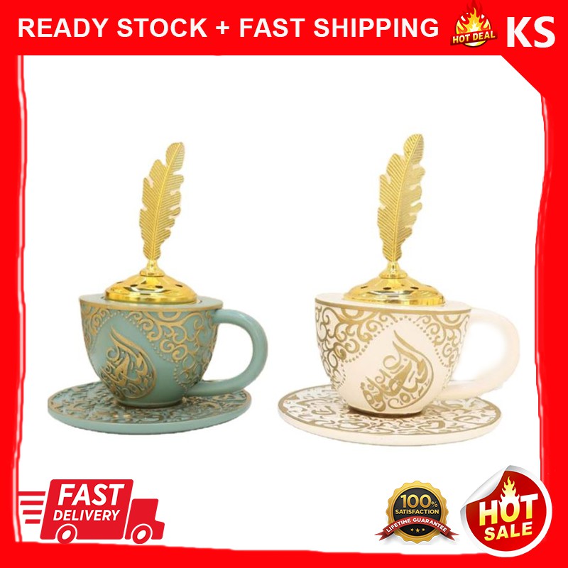 🔥 Bakhoor Arabic Ramadan charcoal censer Mug Incense Burner oud burner ...