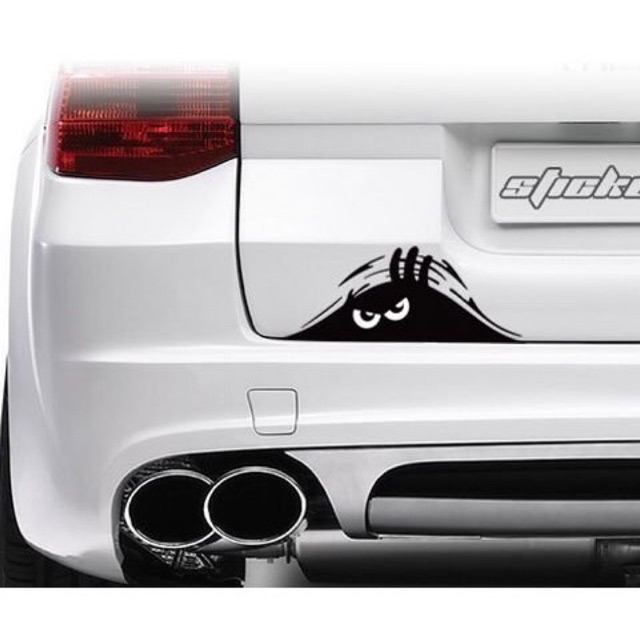 [OCT2] Funny Peeking Monster Scary Eyes Vinyl Car Decal Auto Walls ...