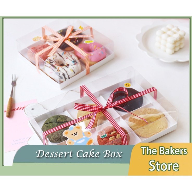 The Baker's Cupcake dessert Box Packaging Tart doughnut kek kuih kotak ...
