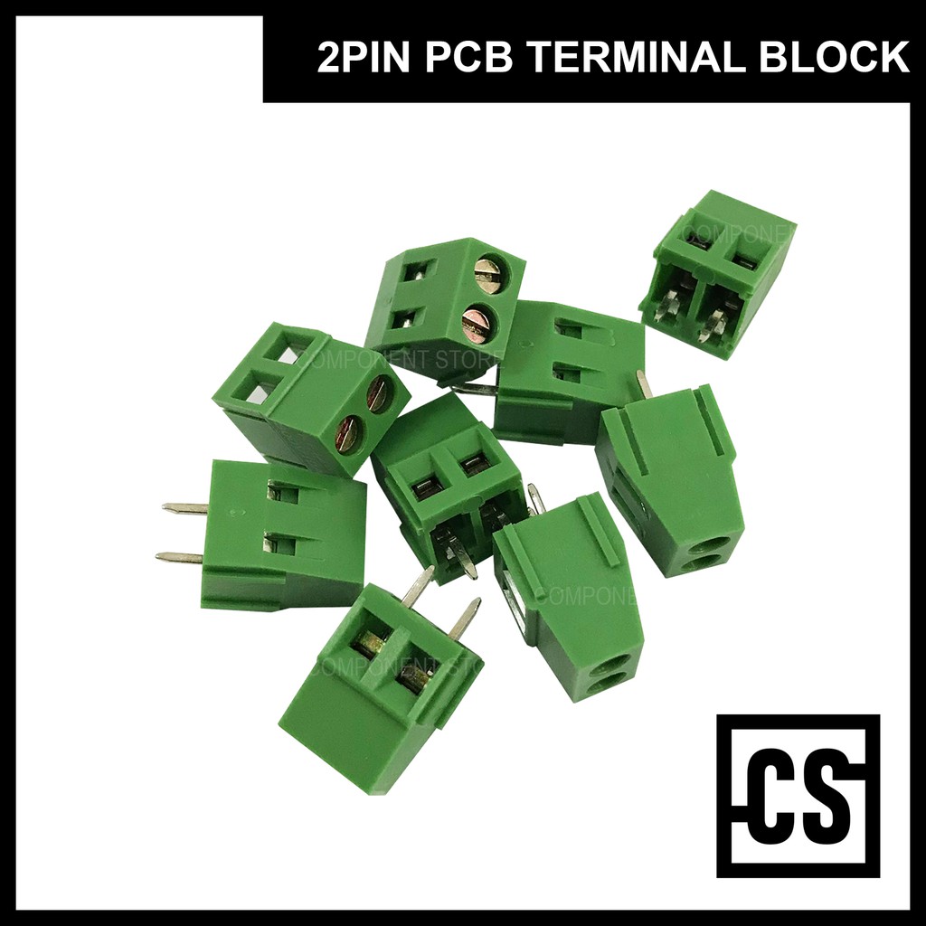 10PCS/LOT 2 Pin KF128-5.08mm Pitch PCB Terminal Block KEFA KF128 Brass ...