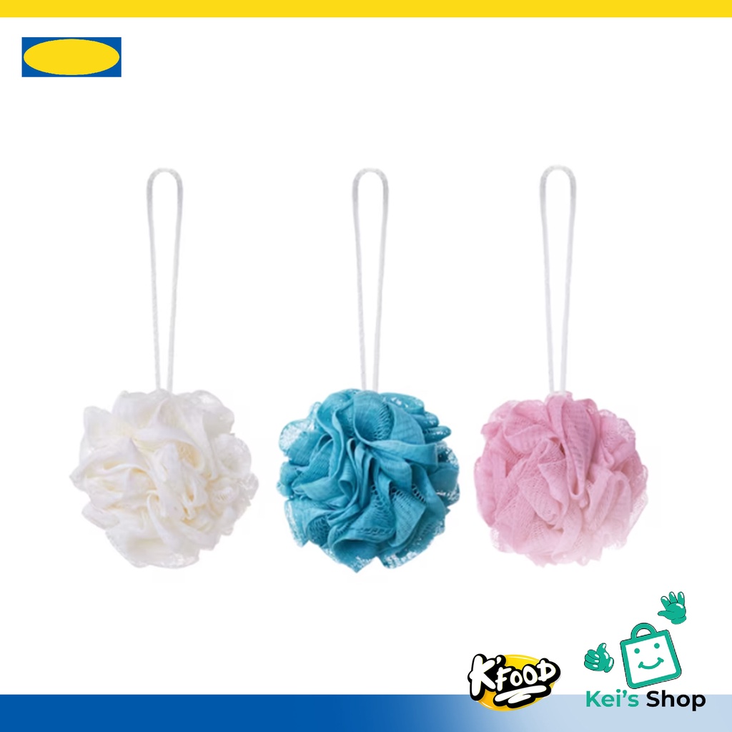 Body Puff Penyental badan, pelbagai warna 3 unit | Shopee Malaysia