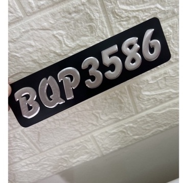 Number Plate Motor Plate Lulus Straight Ribet KETUK Standard Kat Dalam ...