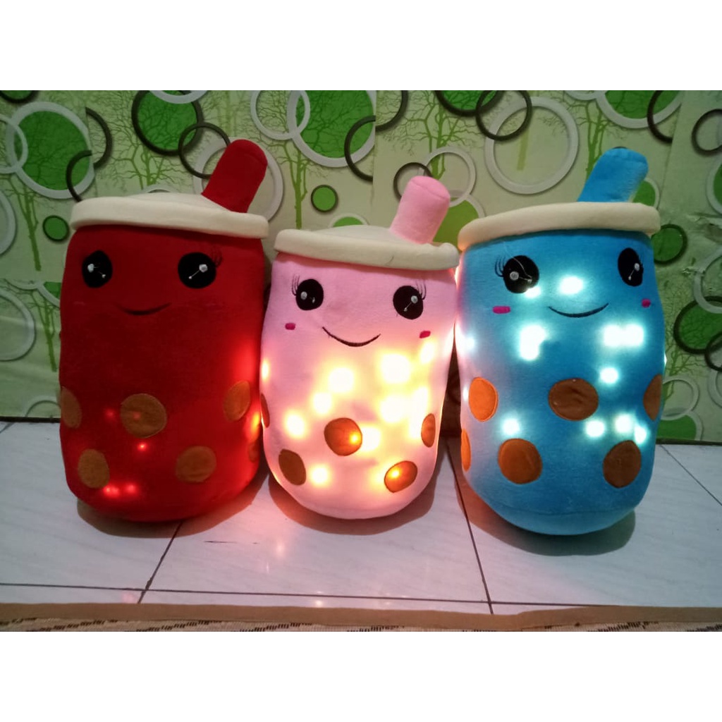 60cm High LED Boba Doll / Cute Light Up Milk Tea Doll | Shopee Malaysia