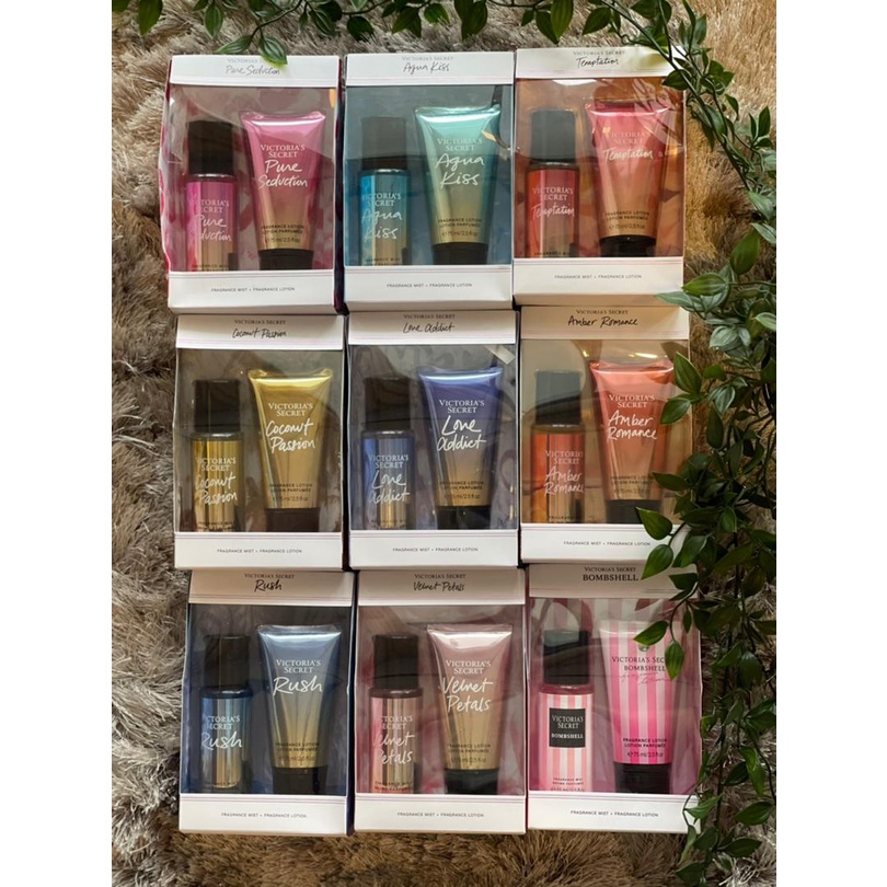 Victoria Secret Gift Set Box 2in1 75ml | Shopee Malaysia