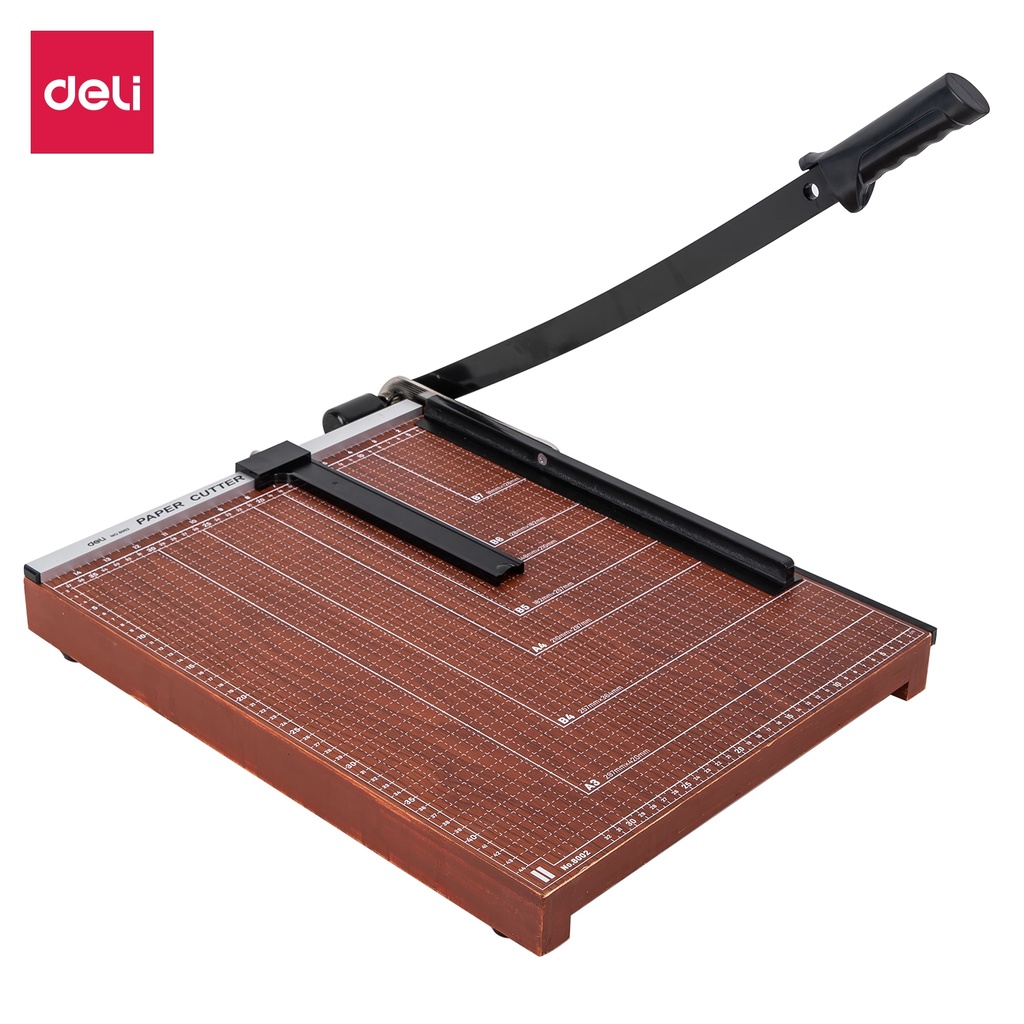 DELI Paper Cutter Trimmer A4 A3 B4 Paper Cutting Machine Rotary Trimmer ...