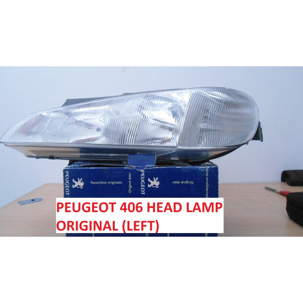 PEUGEOT 406 HEAD LAMP ORIGINAL (LEFT) | Shopee Malaysia