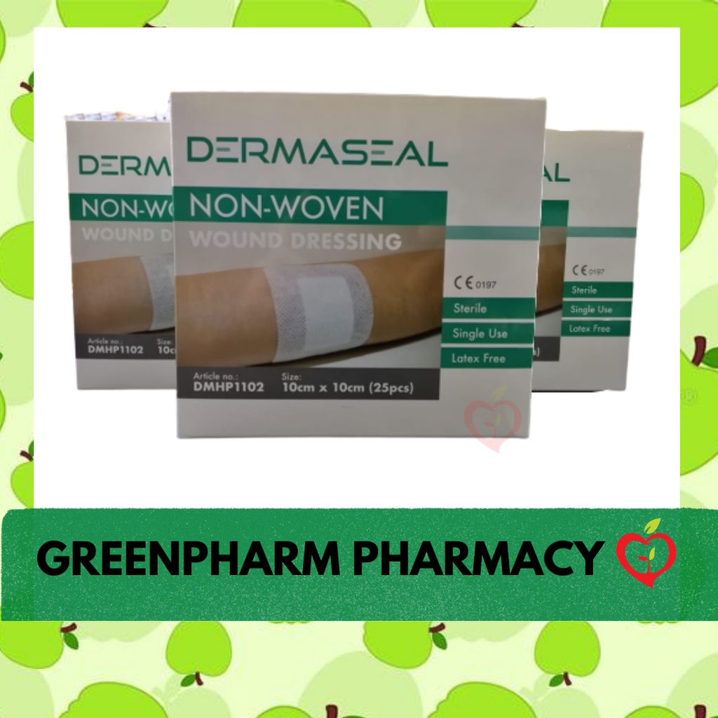 Dermaseal Non-Woven Wound Dressing 10cm x 10cm (25pcs) | Shopee Malaysia