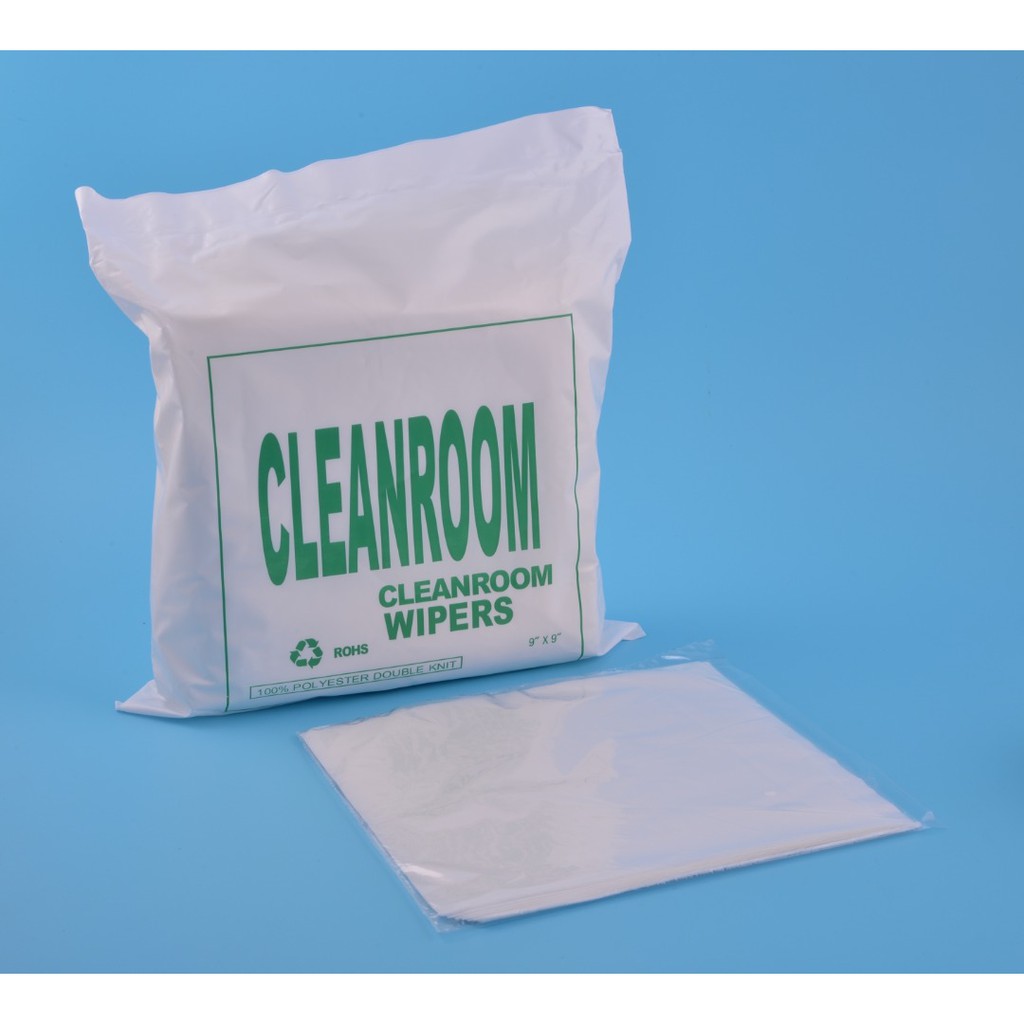 [100 Pcs] Cleanroom Microfiber Wiper 9"x 9" wiper clean LED, LCD ...