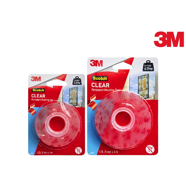 (GENUINE FRESH BATCH) 3M Scotch Clear UV Resistant Outdoor Permanent ...