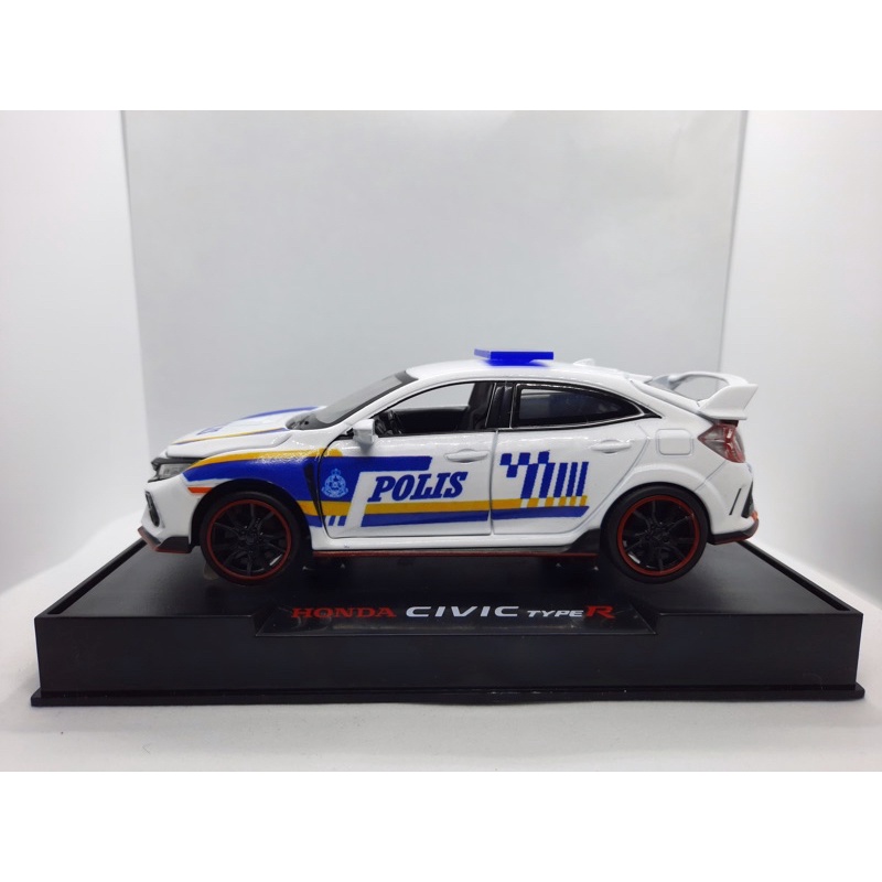 POLIS TYPE R : 1:32 Polis Civic Type R FK8 Escort Agong police car ...