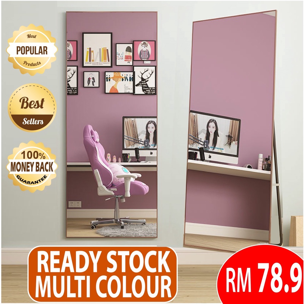 Full Length Stand Mirror Cermin Tinggi Besar Modern Nordic Tall Mirror ...