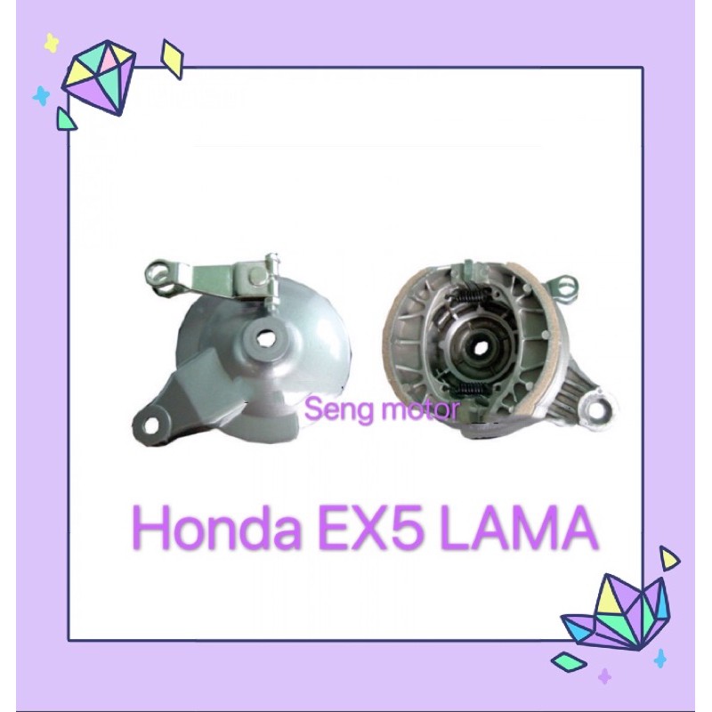 Honda EX5# HIGH POWER GBO C70 REAR HUB PANEL HUB BRAKE FULL SET | Shopee Malaysia