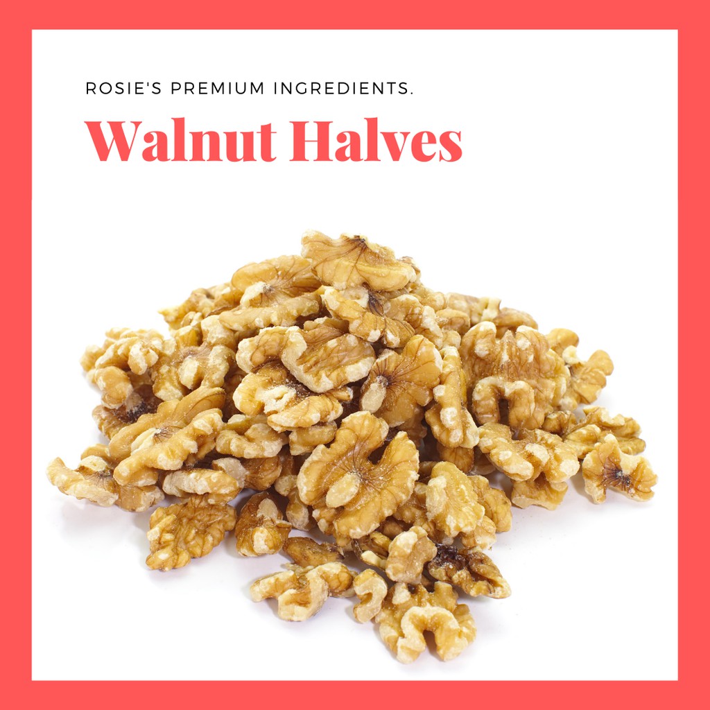 100g/250g Walnut halves | Kacang walnut | 核桃一半 | Halal Keto Ingredient | Shopee Malaysia