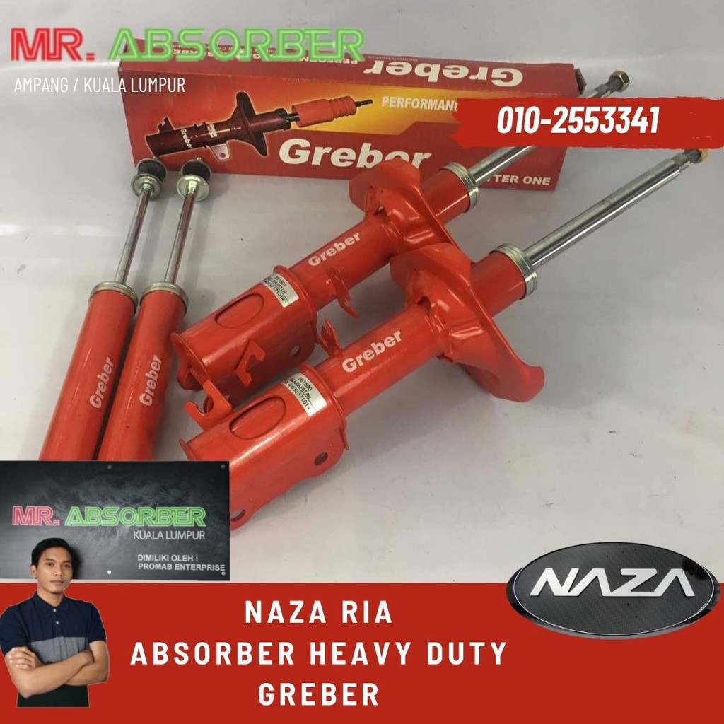 ABSORBER HEAVY DUTY GREBER NAZA RIA | Shopee Malaysia