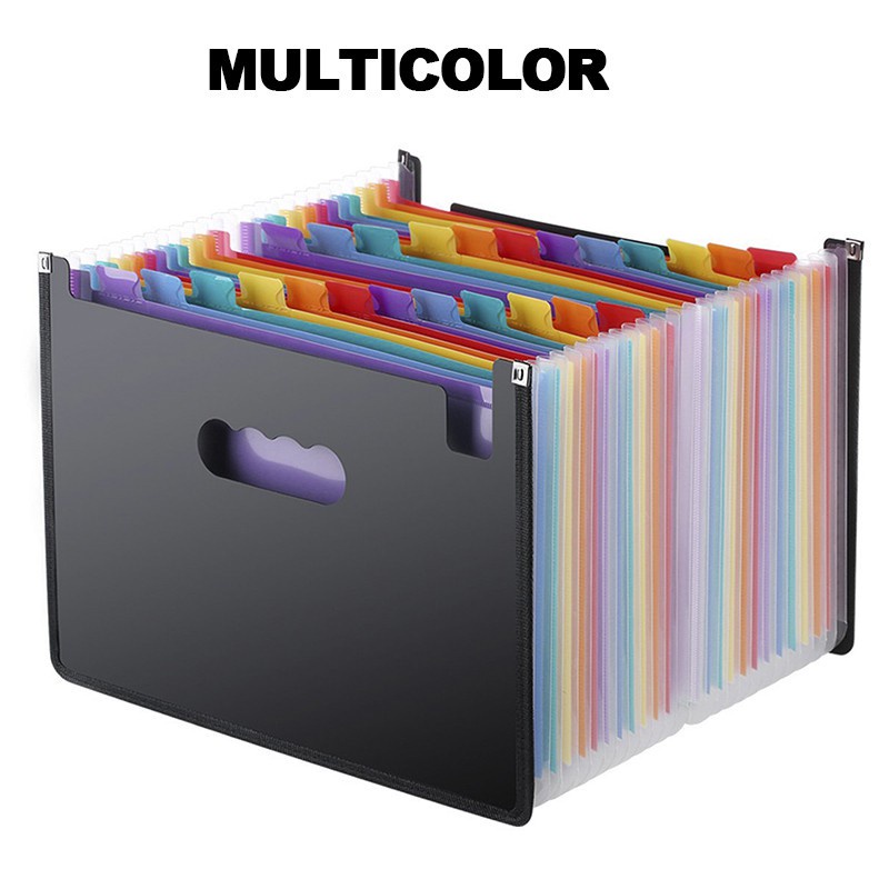 Portable Expanding File Folder Document Organizer for A4 Paper with ...