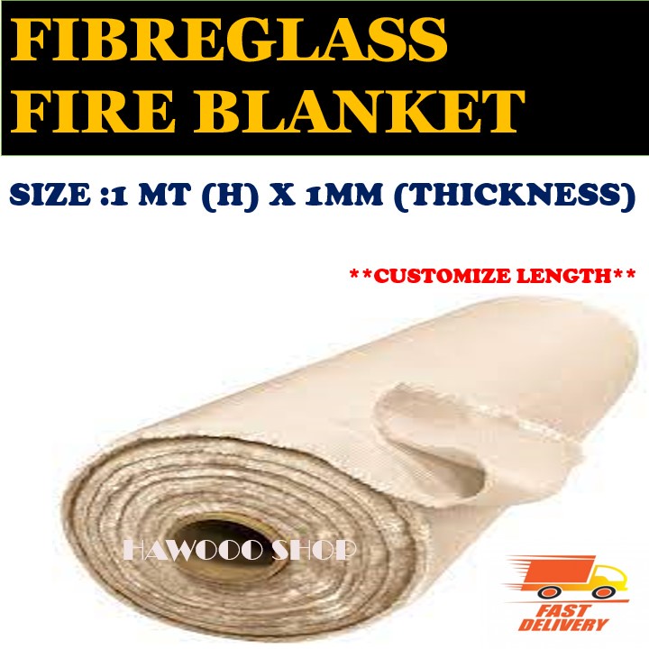 【Price Per METER】Fire Blanket/Fireproof Resistant Welding Blanket FOR ...