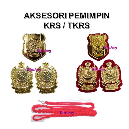 AKSESORI PEMIMPIN PEGAWAI KRS / TKRS utk cikgu/guru. KADET REMAJA ...