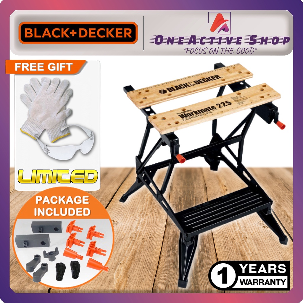 BLACK & DECKER Workmate Work Bench Work Station Working Table WM225 - 1 ...