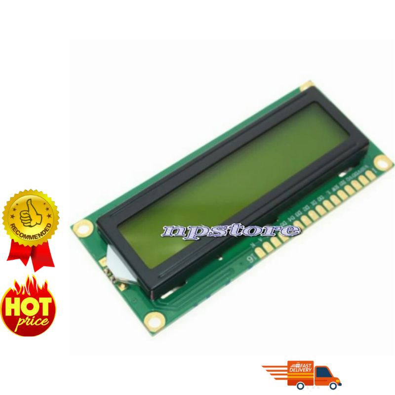 🔥READY ITEMS🔥LCD module green screen 16x2 Character for arduino ...