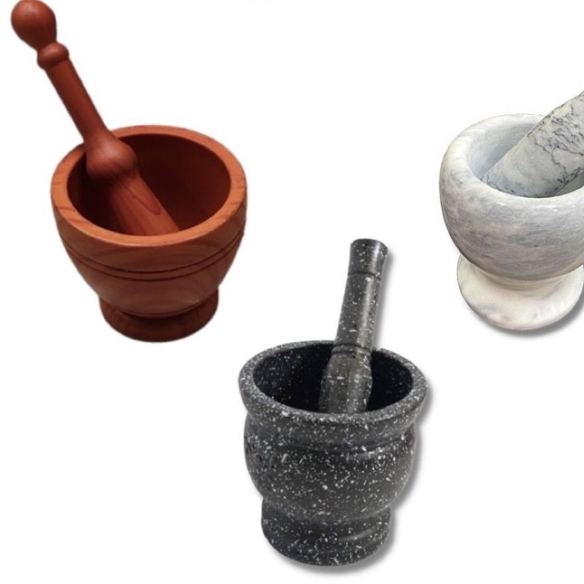 LESUNG MINI Tumbuk bawang putih/cili 10cm sesuai utk tumbuk macam2 ...