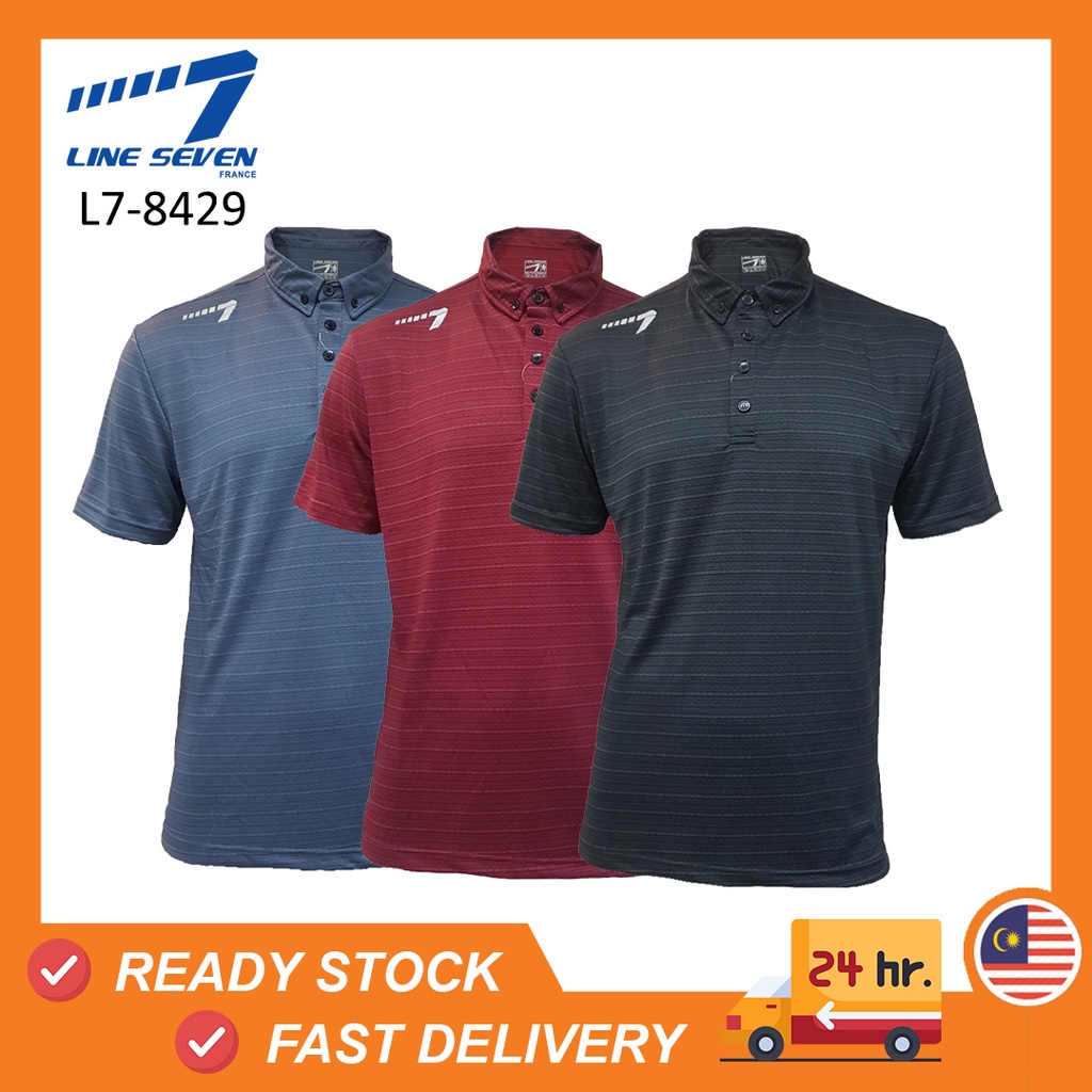 (READY STOCK) Line 7 Dri-fit Collar Jersey L7-8429 | Shopee Malaysia